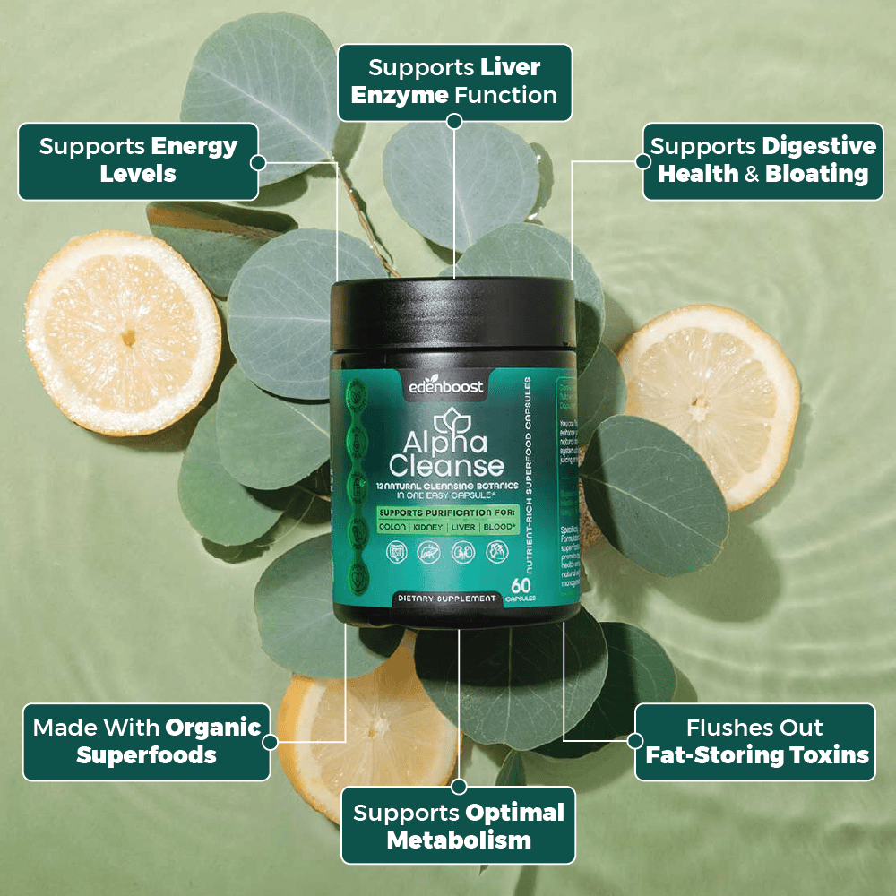 Alpha Cleanse | Natural Liver Detox Supplement – Herbal Formula – Eden ...
